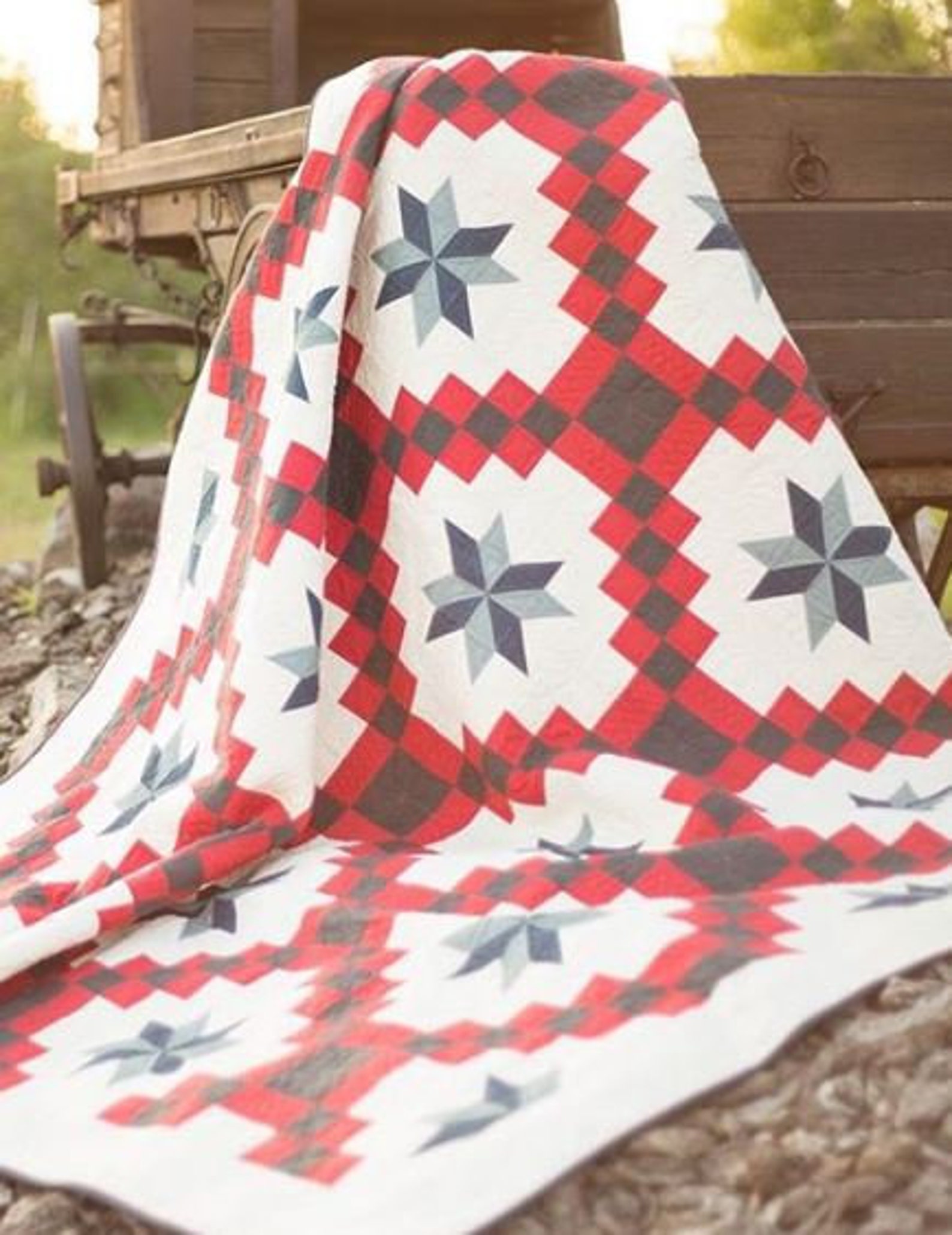 Seven Brothers Block Party Pattern Book by Carmen Geddes. Grid Quilt ...