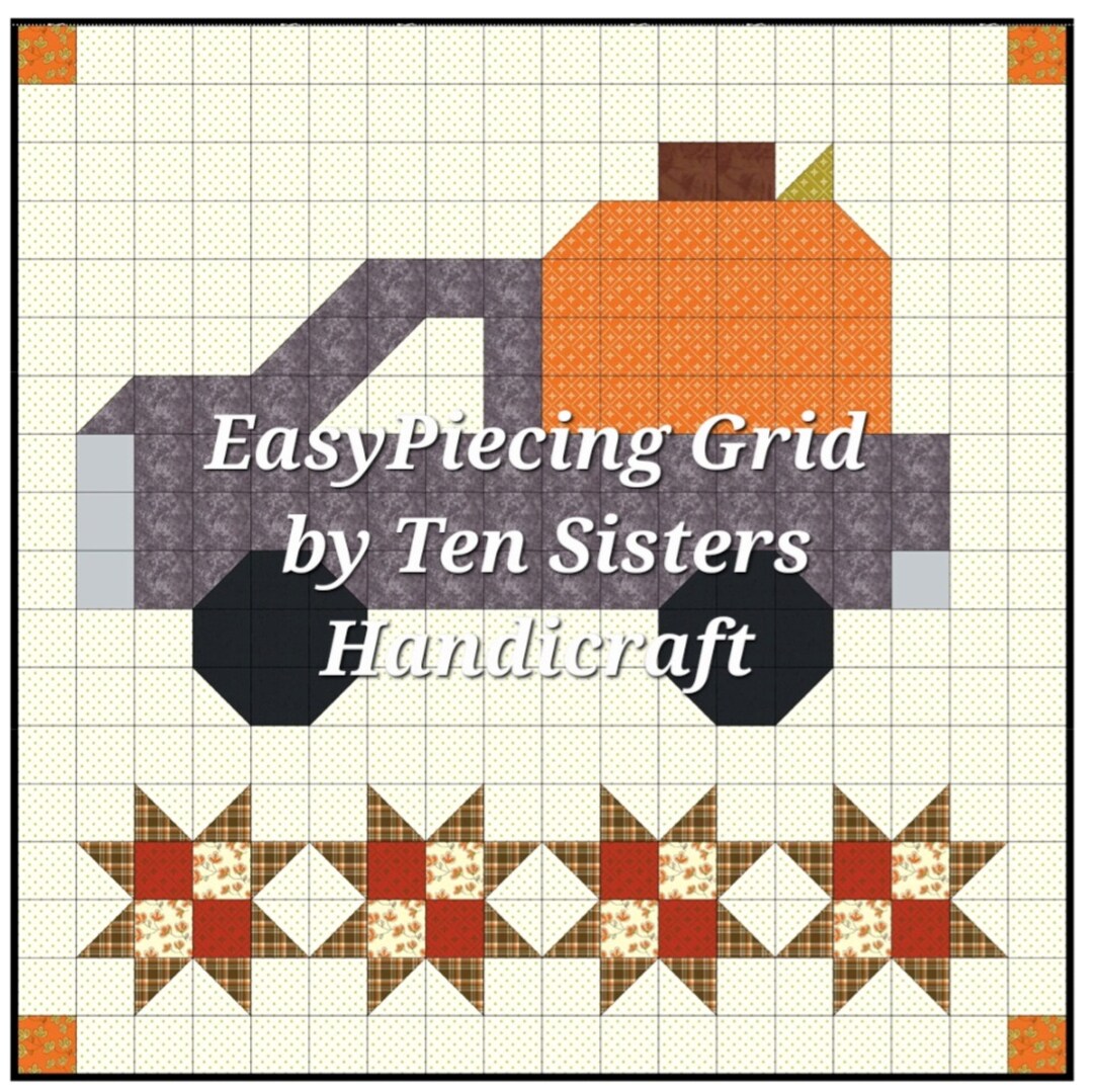 FREE Harvest Delivery 3-panel Pattern W/ Purchase Easypiecing Grid From ...