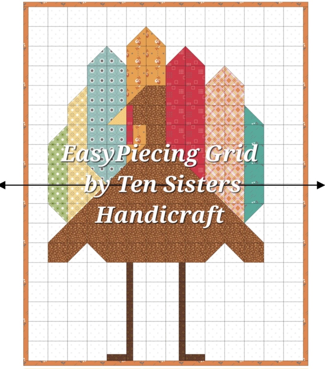 FREE Tom Turkey 2 Panel Pattern With Purchase Easypiecing Grid From Ten ...