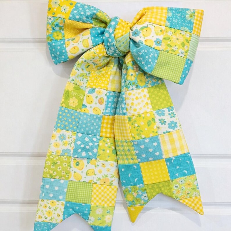 Two Scrappy Big Bow- 3 Border Panels Kit by Ten Sisters Handicraft ...