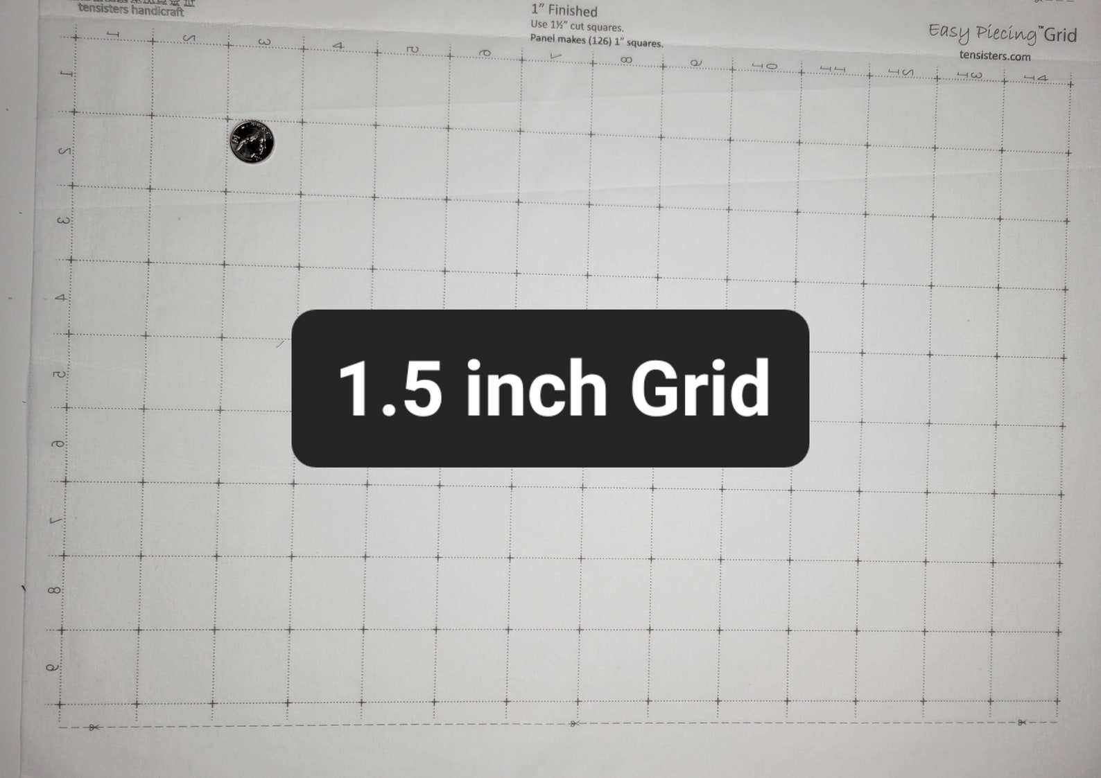 Easypiecing Grid From Ten Sisters Handicraft Half Inch, 1 Inch, 1.5 ...