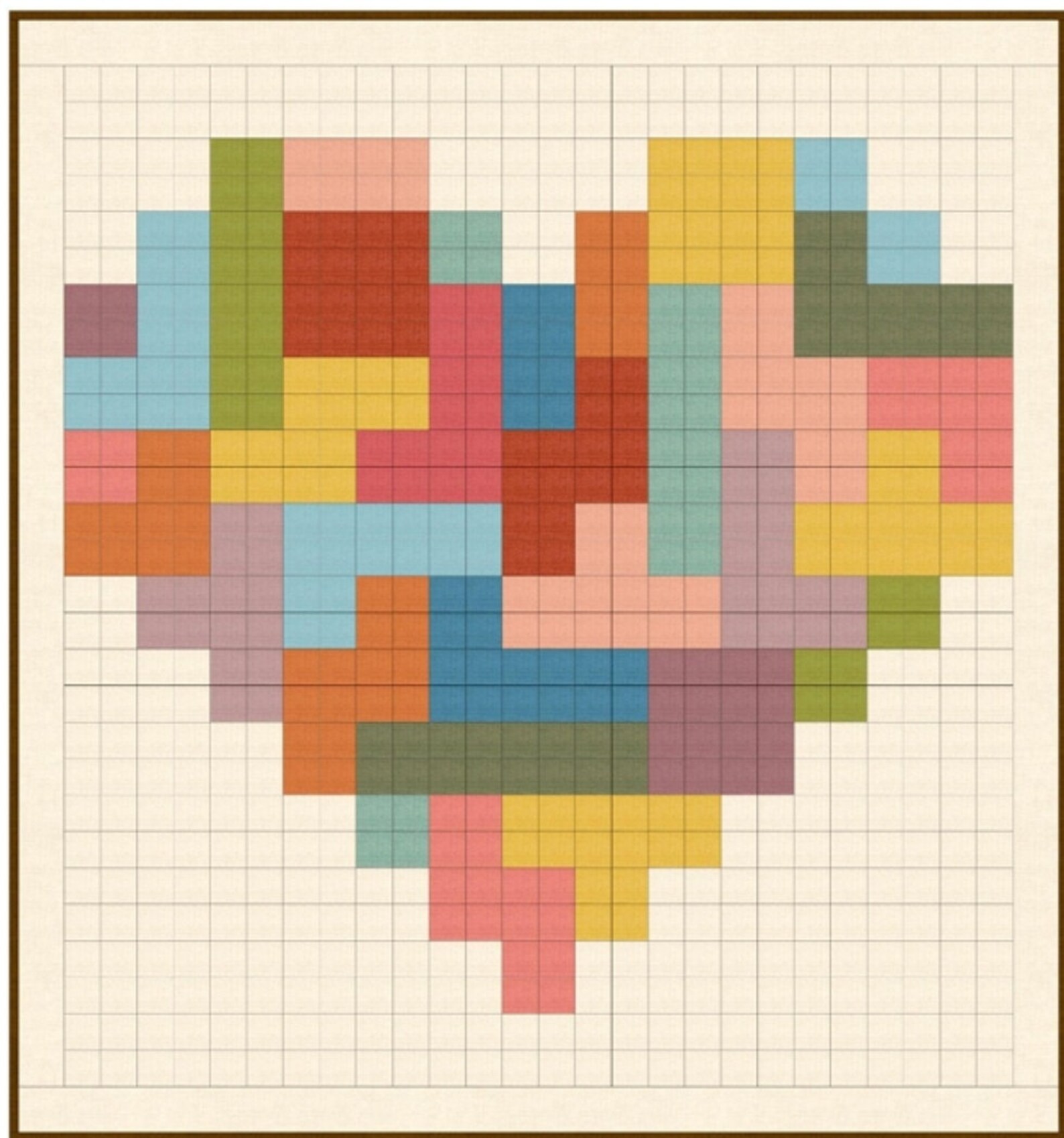 FREE Fall in Love 6 Panel Pattern With Purchase Easypiecing Grid From ...