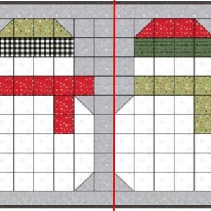 FREE Flakey Friends Table Runner Pattern With Purchase 2 Easypiecing Grid by Ten Sisters ...