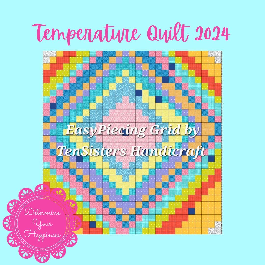 FREE Temperature Quilt Pattern With Purchase Easypiecing Grid From Ten ...