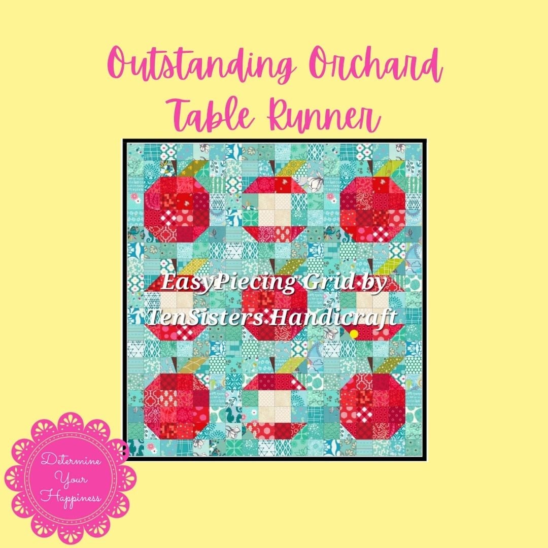 FREE Outstanding Orchard 3 Panel Pattern With Purchase Easypiecing Grid ...