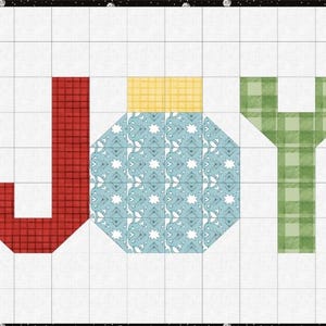 FREE Ornament Joy Pattern With Purchase of 1panel Easypiecing Grid From ...