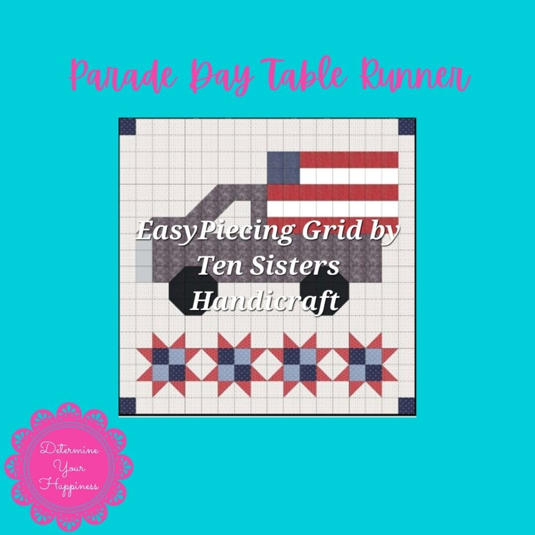 FREE Parade Day 3-panel Pattern With Purchase Easypiecing Grid From Ten ...