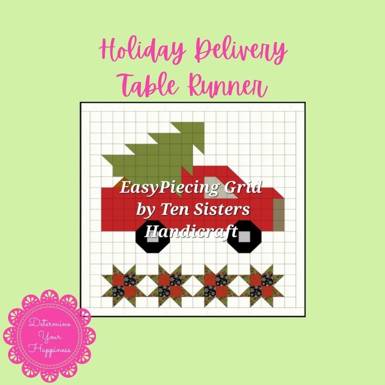 FREE Holiday Delivery 3-panel Pattern W/ Purchase Easypiecing Grid From ...