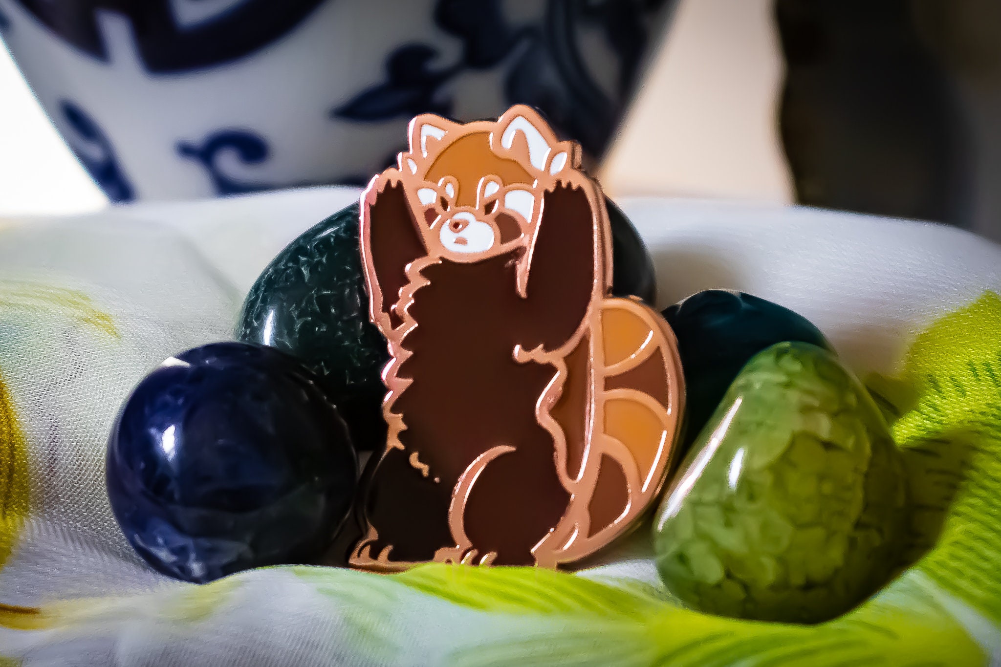 Intimidating Red Panda Hard Enamel Pin - Etsy