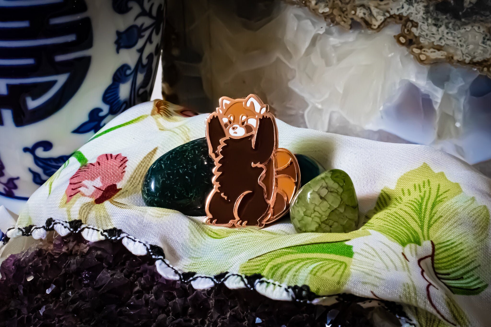 Intimidating Red Panda Hard Enamel Pin - Etsy