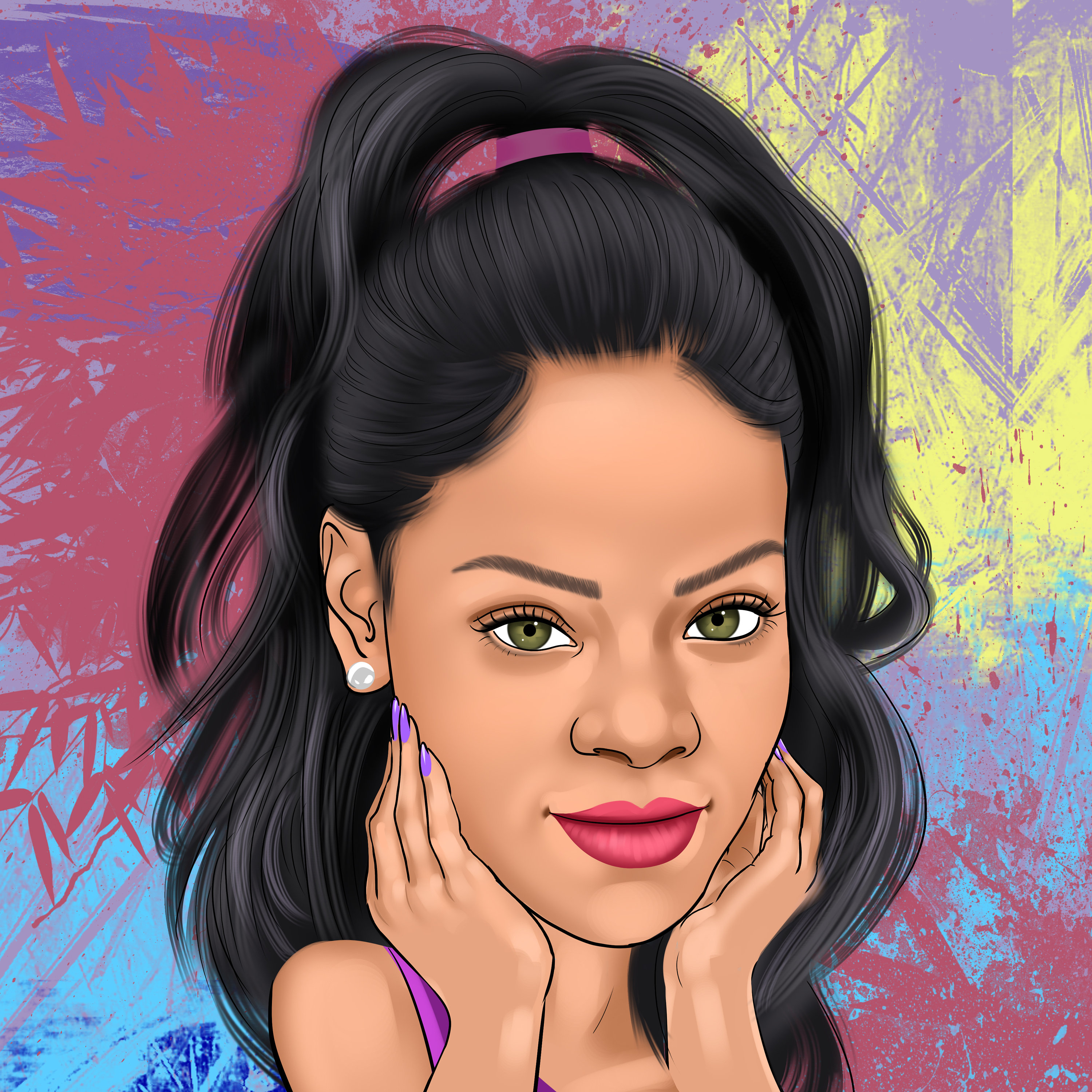 Cartoon Portrait From Your Photo. Caricature Portrait - Etsy