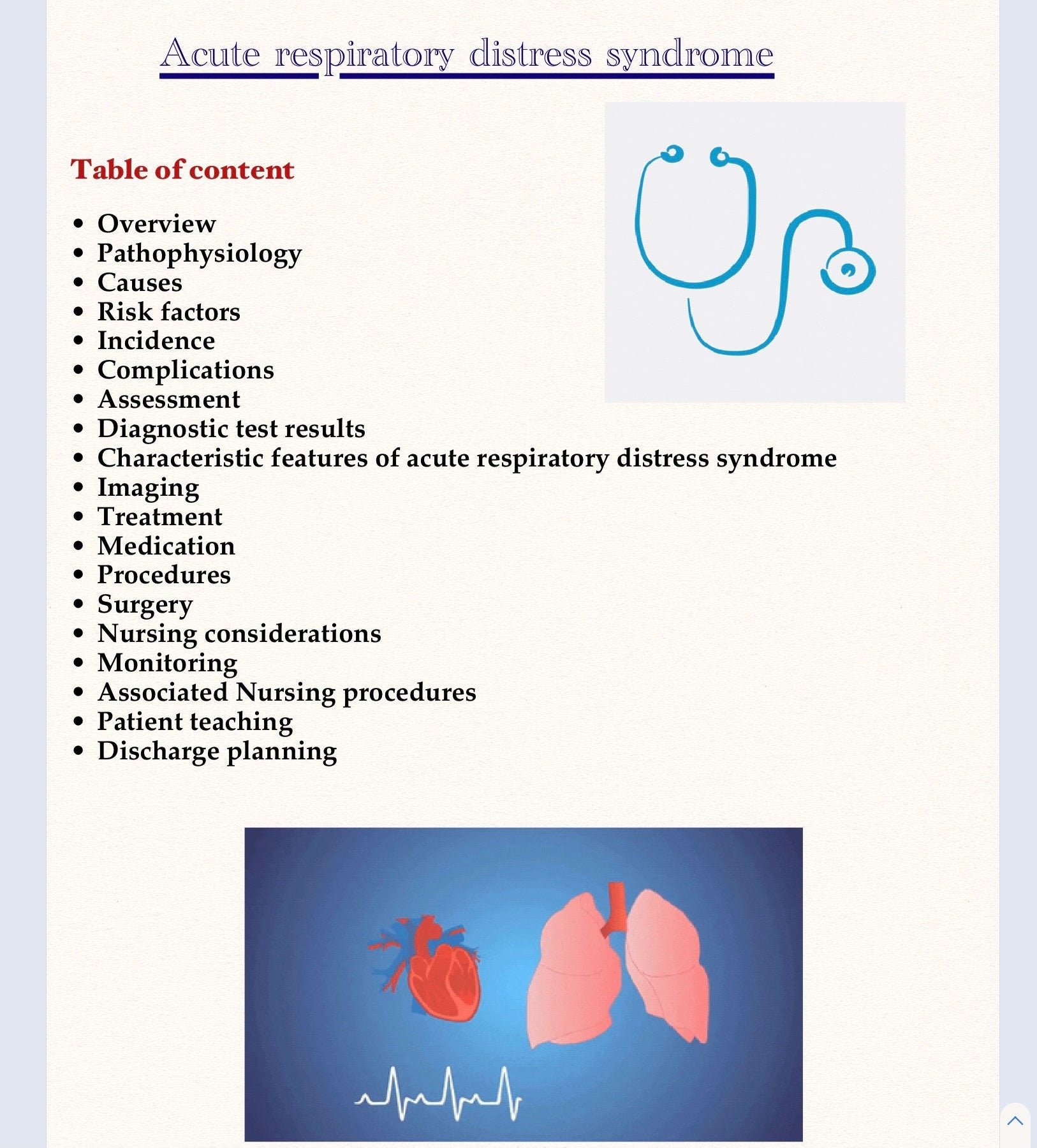 ARDS nursing care for acute respiratory distress syndrome | Etsy
