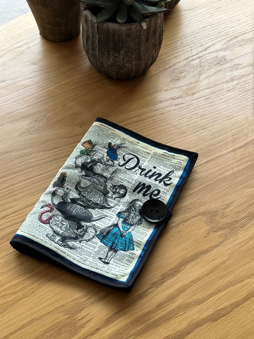 Alice in Wonderland Book Cover,drink Me,book Sleeve Alice in Wonderland ...