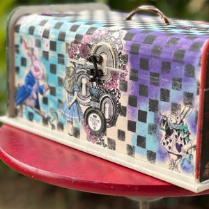 Alice in Wonderland Big Jewelry Bag Box, Unique Home Decor, Alice's ...