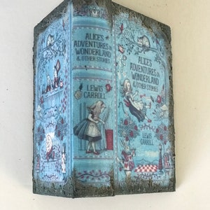 Book Shaped Book Box With Alice Adventures Design Lewis Carroll, Alice ...