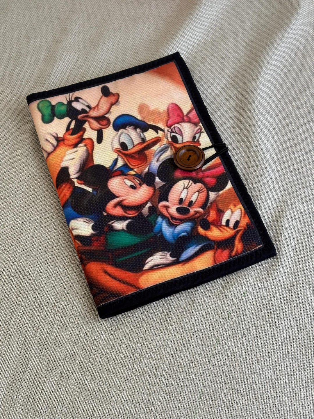 Mickey and Friends Travel Organizer, Disney Characters Book Cover - Etsy