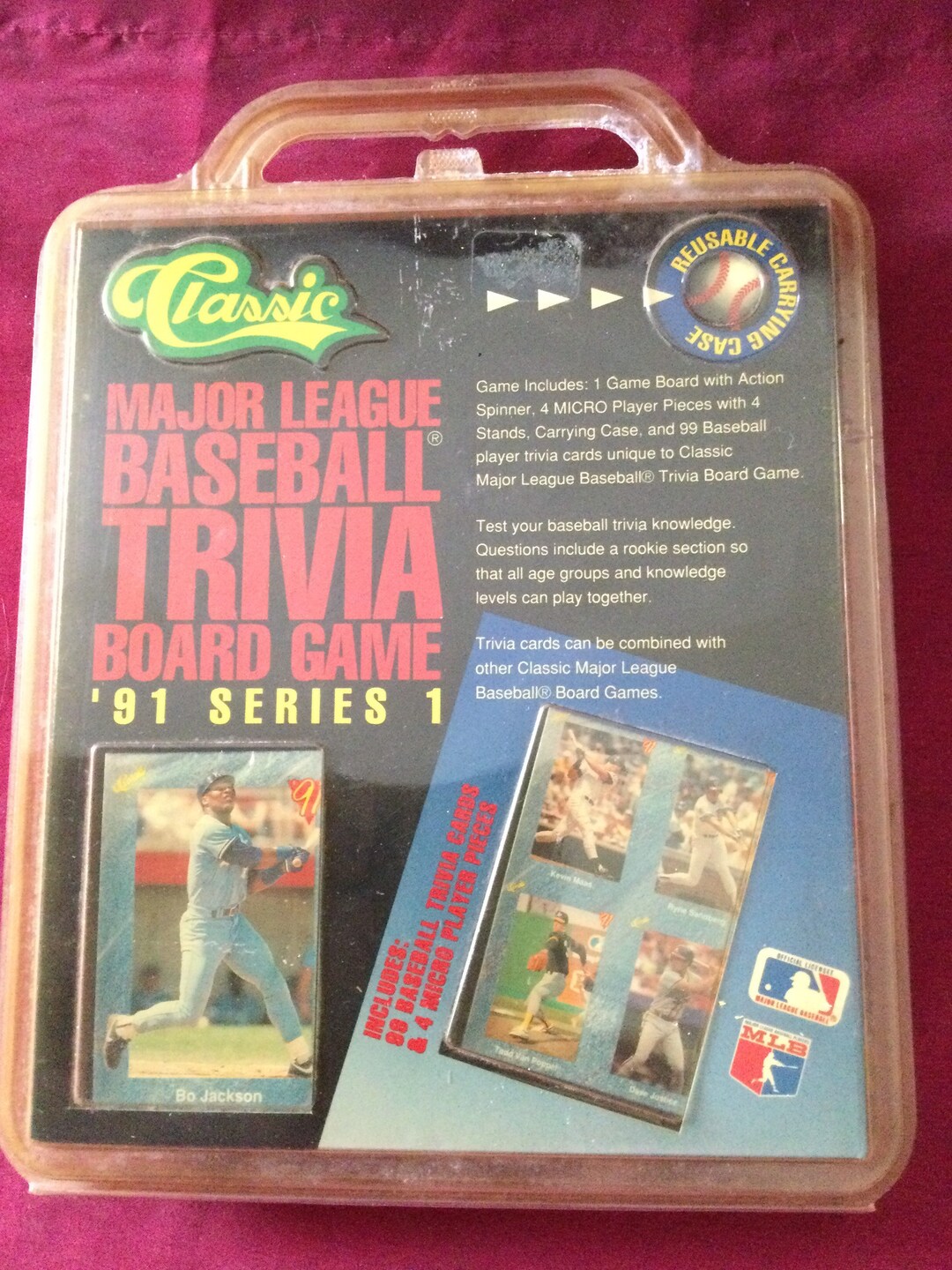 Classic Major League Baseball Trivia Board Game 1991 Series 1 - Etsy