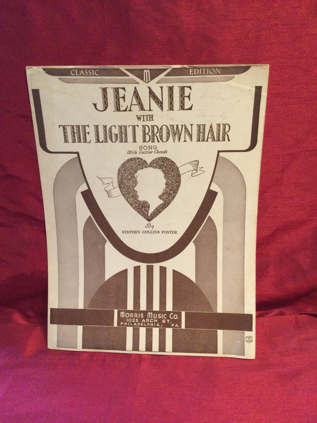 Jeanie With the Light Brown Hair Sheet Music - Etsy