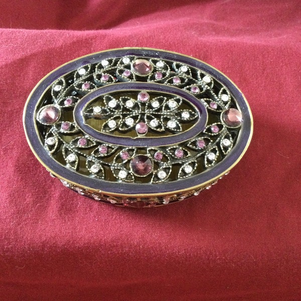 Jeweled Trinket Box - Etsy
