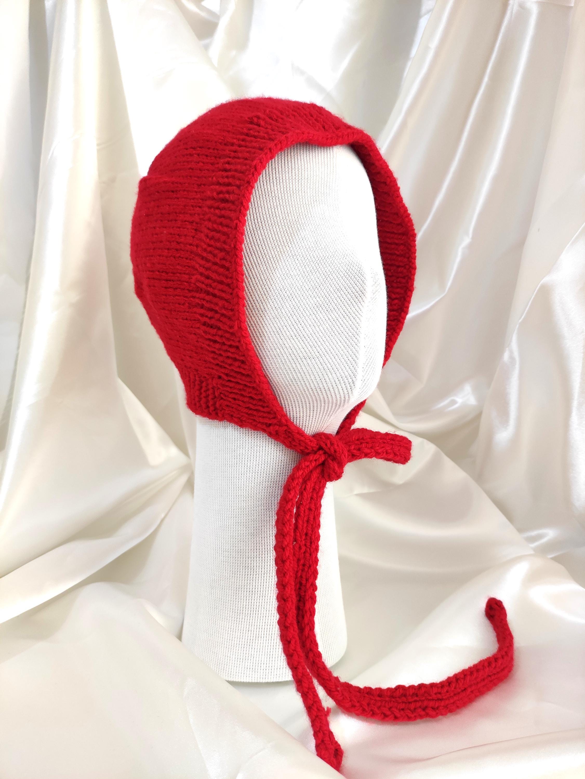 Hand-knitted Bonnet, Crochet Bonnet Adult, Cozy Crochet Bonnet ...