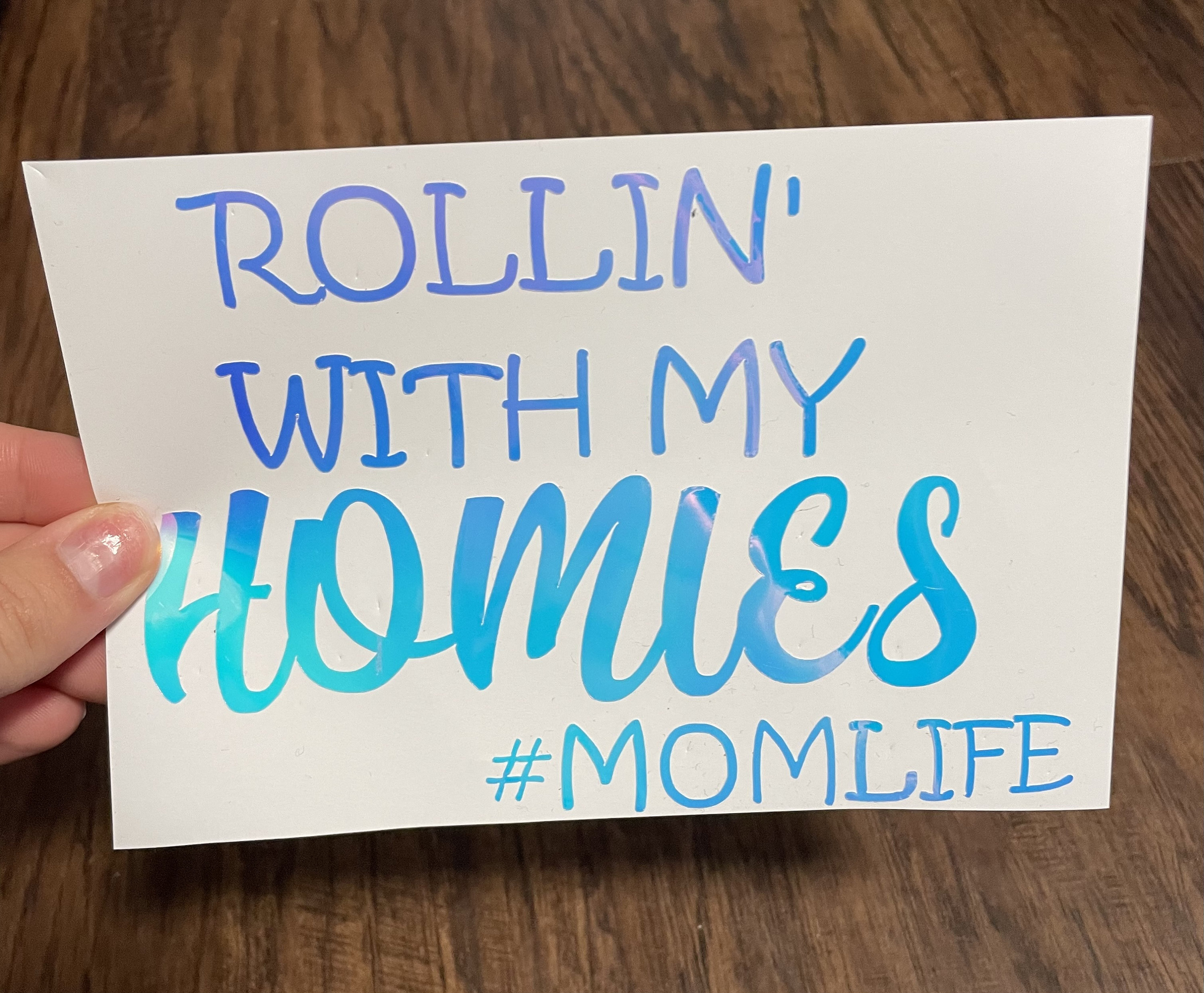 Rollin' With My Homies Mom Life Vinyl Decal Car Decal - Etsy
