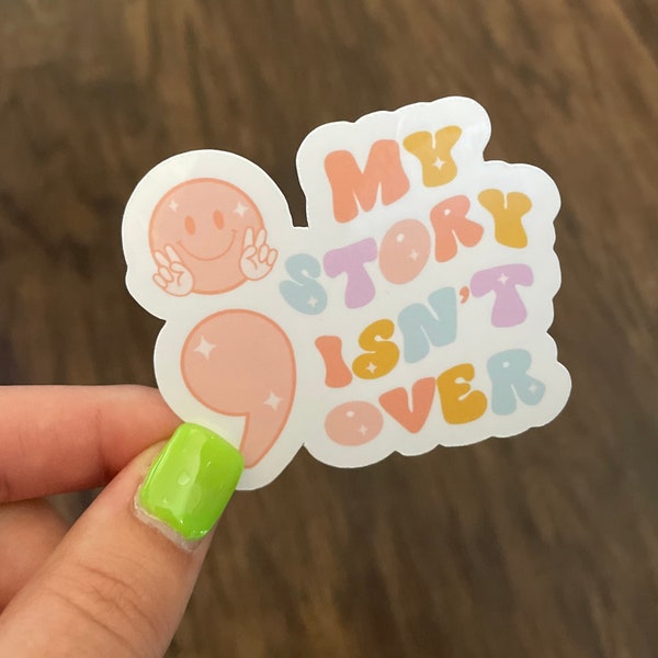 Semicolon Sticker - Etsy