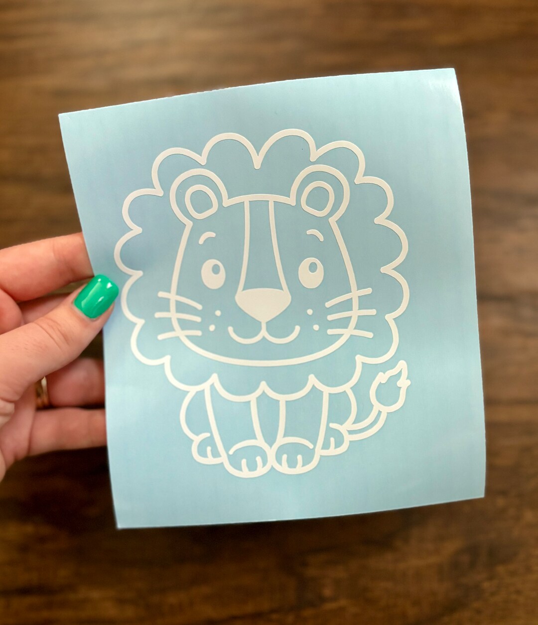 Baby Lion Vinyl Decal - Etsy