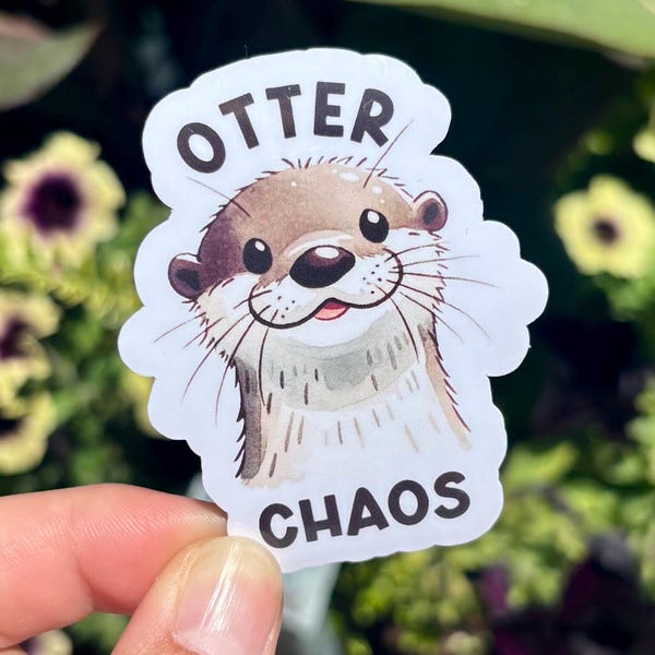 Otter Decal - Etsy