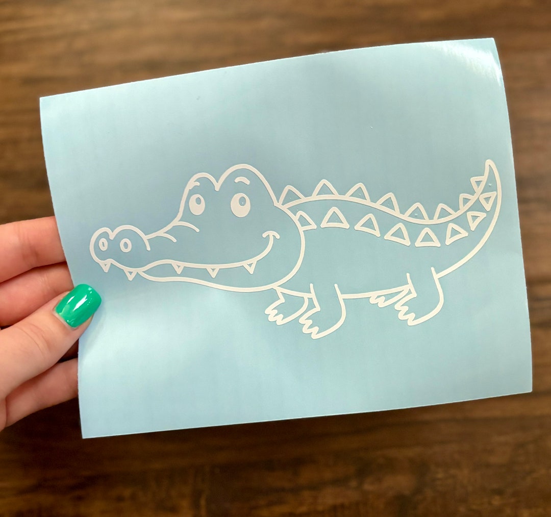 Baby Alligator Vinyl Decal | Car Decal | Window Decal | Baby Animal ...