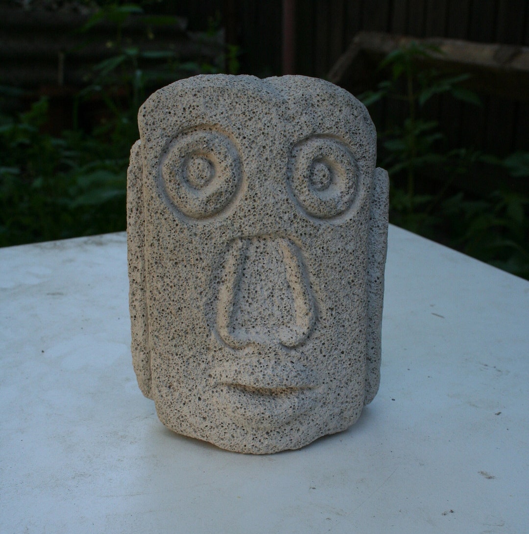 Aerated Concrete Sculpture, Handmade Figurine, Cement Figurine, Author ...