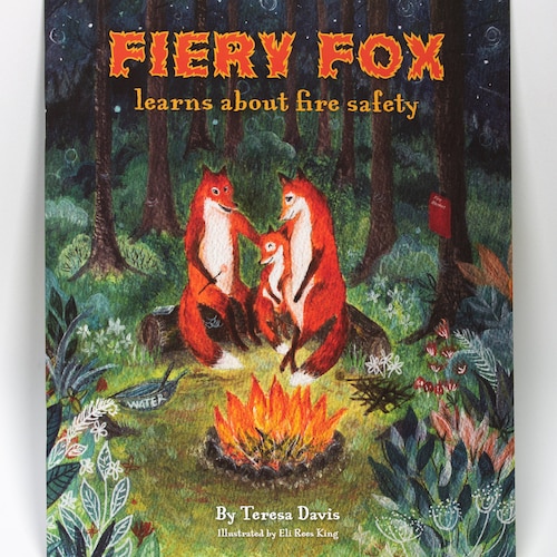 Fiery Fox Learns About Fire Safety' is a Fun Rhyming - Etsy