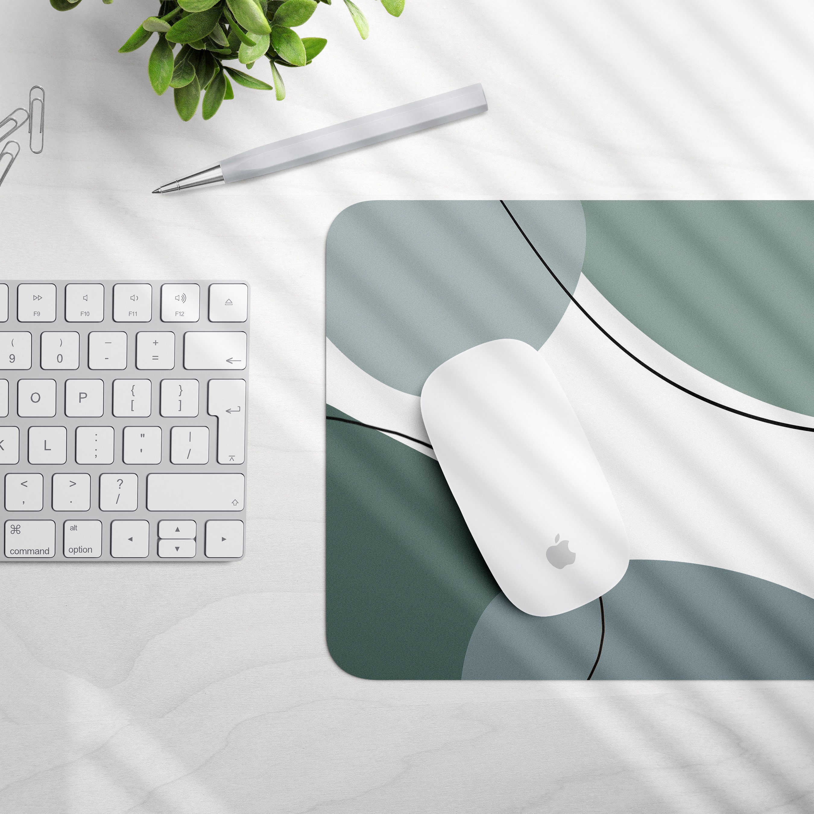 Abstract Mouse Pad Geometric Modern Mouse Pad Minimalist - Etsy