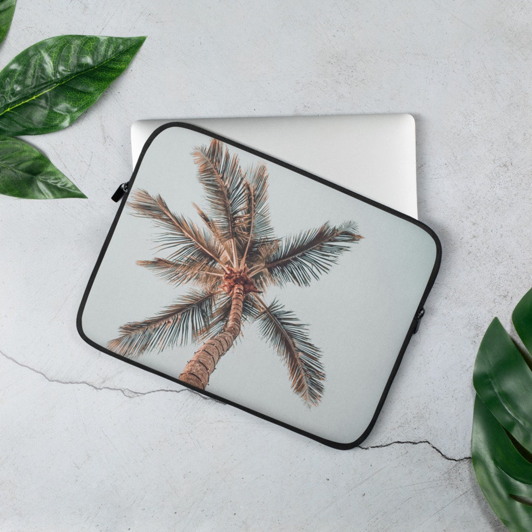 Palm Tree Laptop Sleeve Summer Aesthetic Laptop Sleeve Beach - Etsy