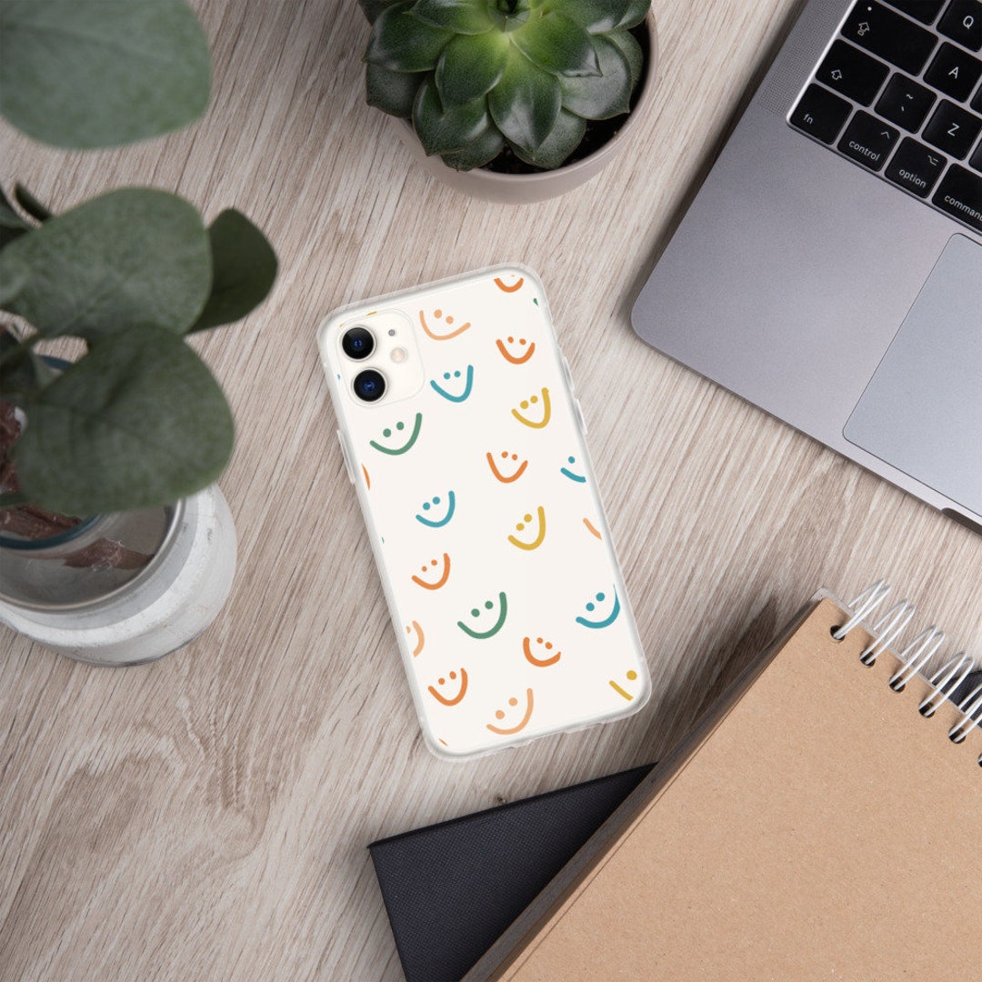 Cute Smiley Face Iphone Case for Iphone 12 Aesthetic Vsco - Etsy