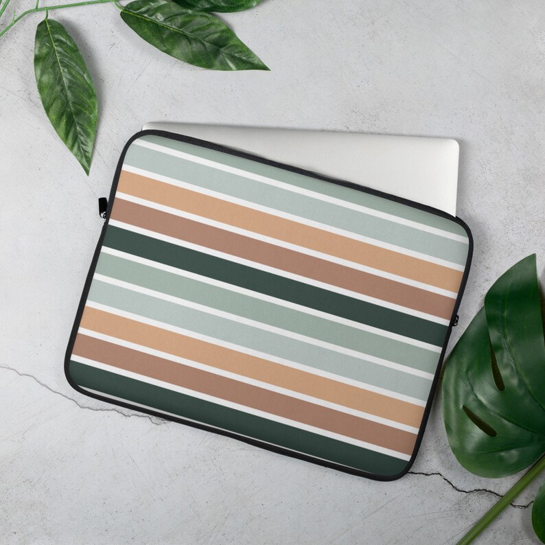 Striped Summer Aesthetic Laptop Sleeve Macbook Air 13 Inch | Etsy