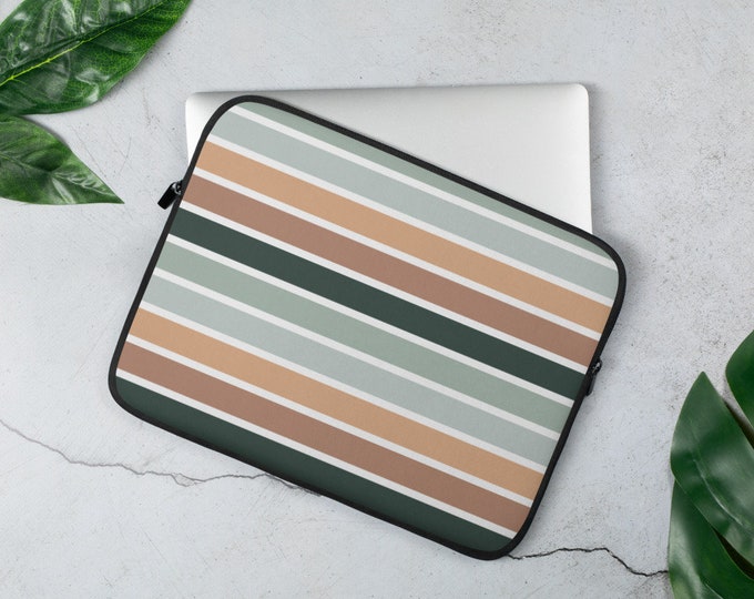 Striped Summer Aesthetic Laptop Sleeve MacBook Air 13 Inch Laptop Case ...