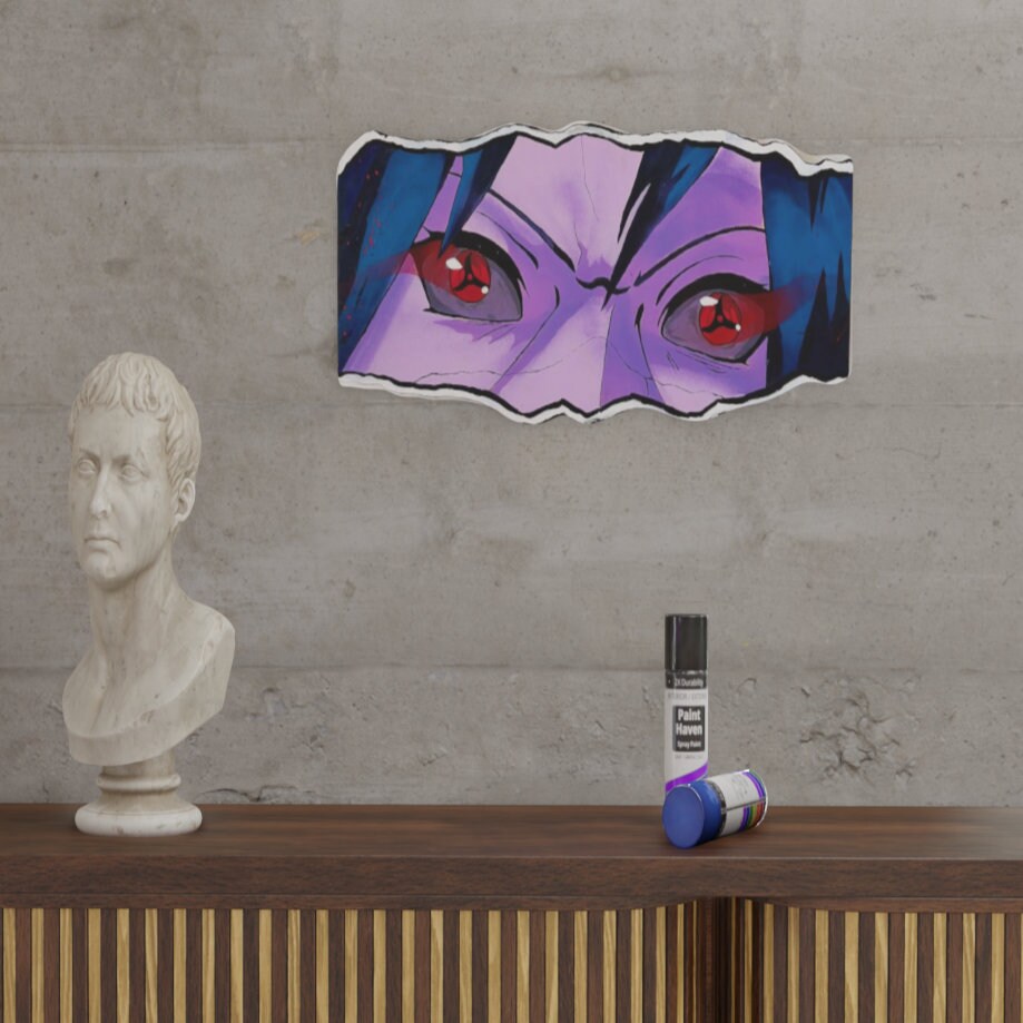 Painting of Anime Characters on Wood Naruto"eyse Itachi "manga /art ...