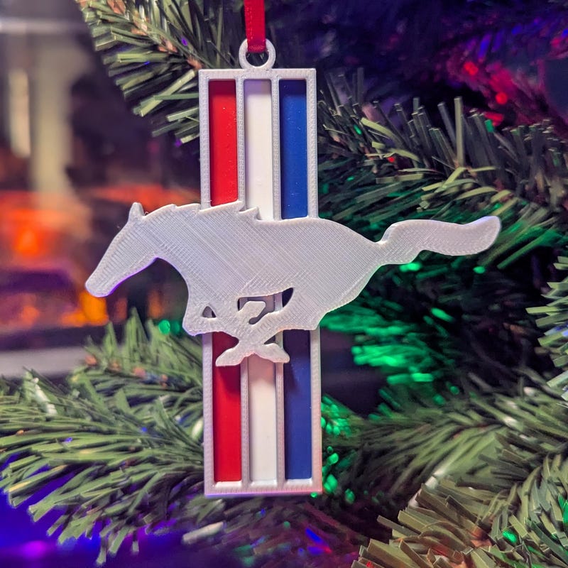 Ford Mustang Christmas Ornament - Etsy