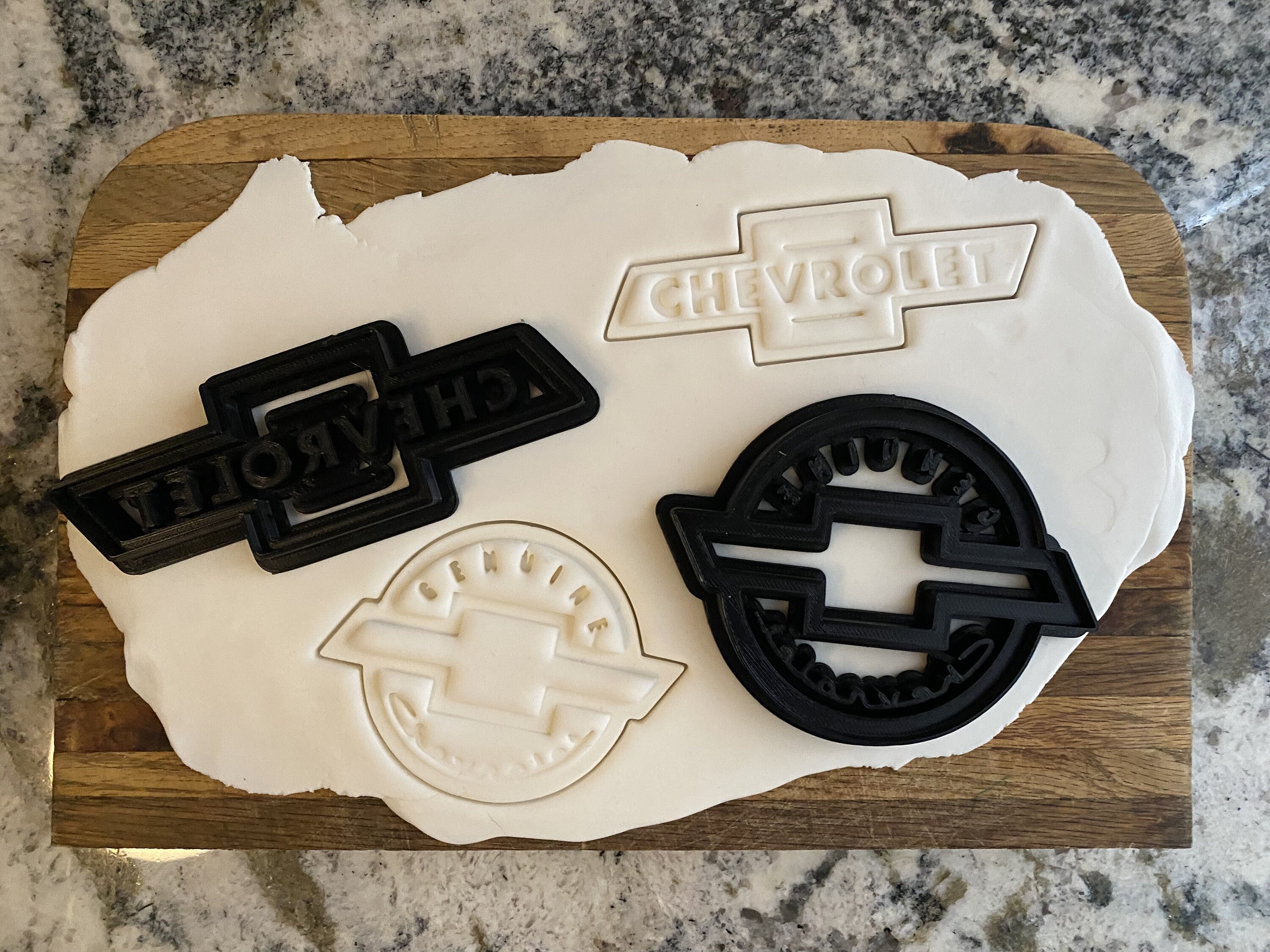 2 Pack Chevrolet Cookie Cutter, Chevy Bowtie, Genuine Chevrolet, Chevy ...
