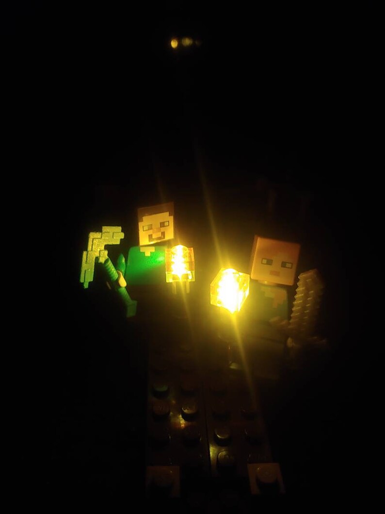 Lego Minecraft Torch Light Kit - Etsy Ireland