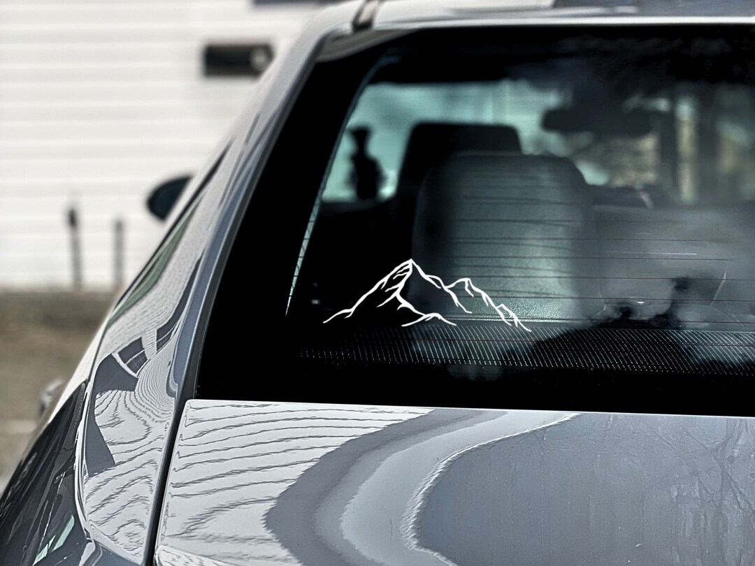 Mountain Vinyl Decal, Car Vinyl Decal Sticker, Car Window Decal, Laptop ...