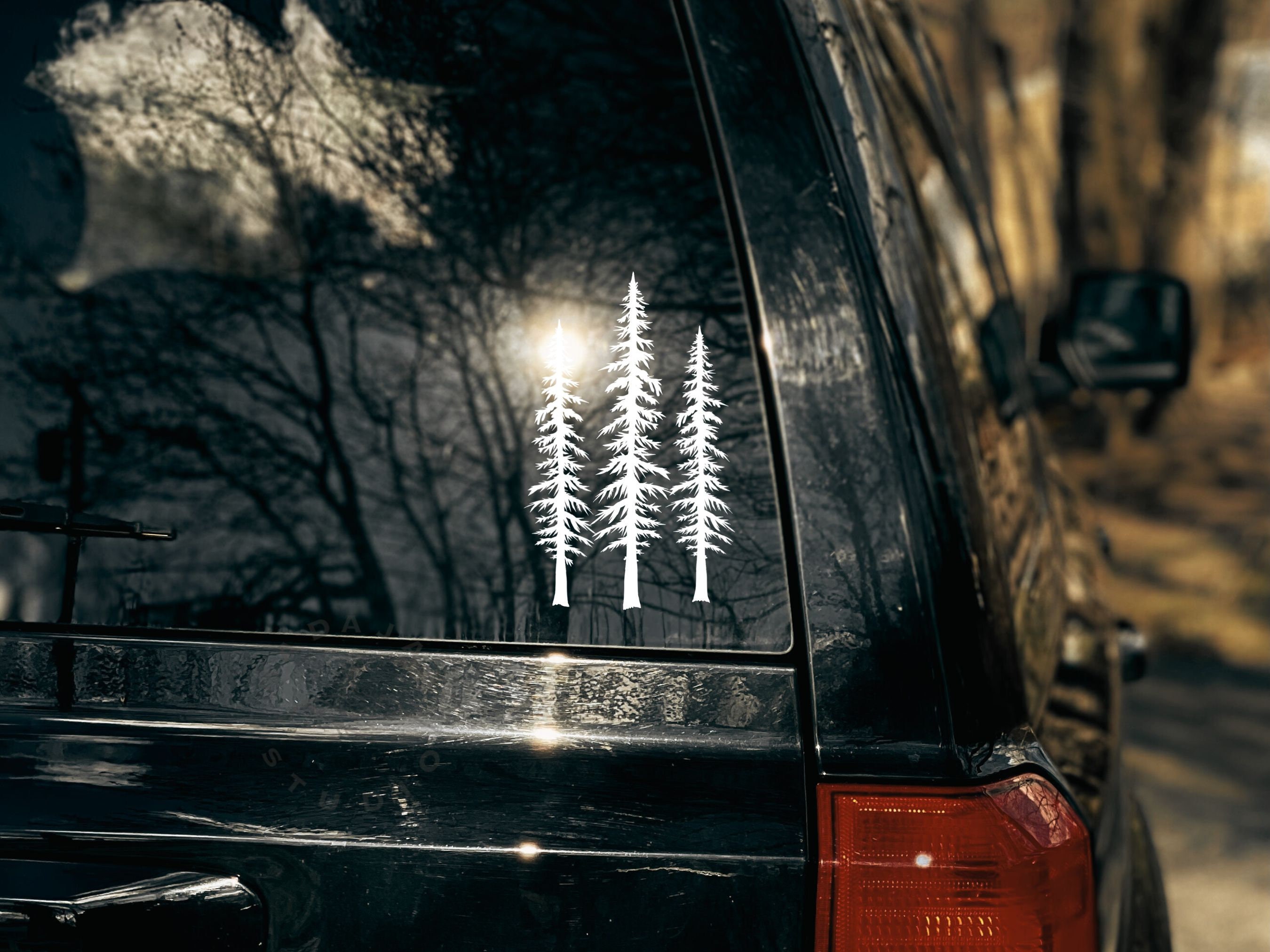 Pine Trees Vinyl Decal Car Vinyl Decal Sticker Car Window - Etsy