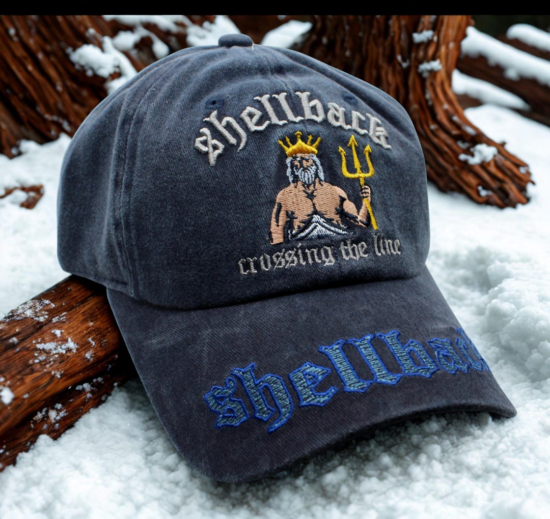 U.S Navy Anchor Cap. U.S Navy Hat. U.S Navy Shellback Hat Hat. Gift for ...