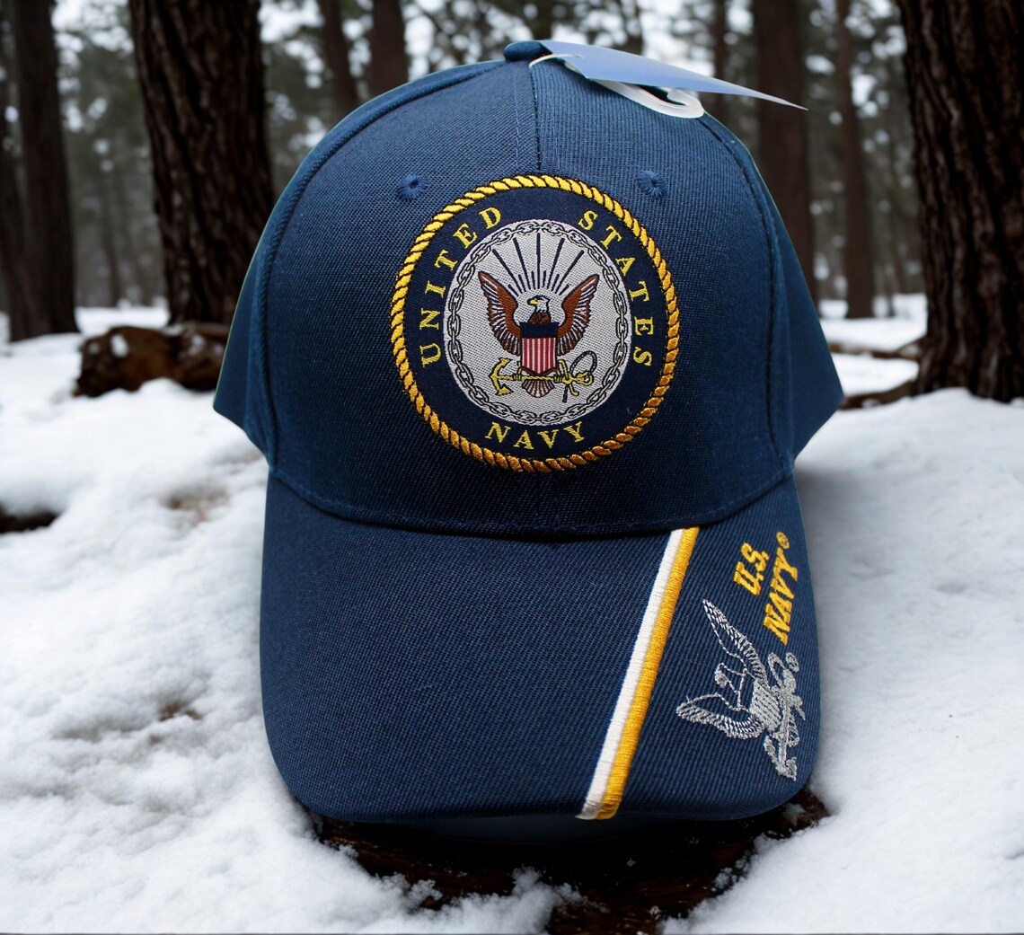 U.S Navy Cap. Embroidered US Navy Hat. U.S Navy Seal Hat. Veteran Gift ...