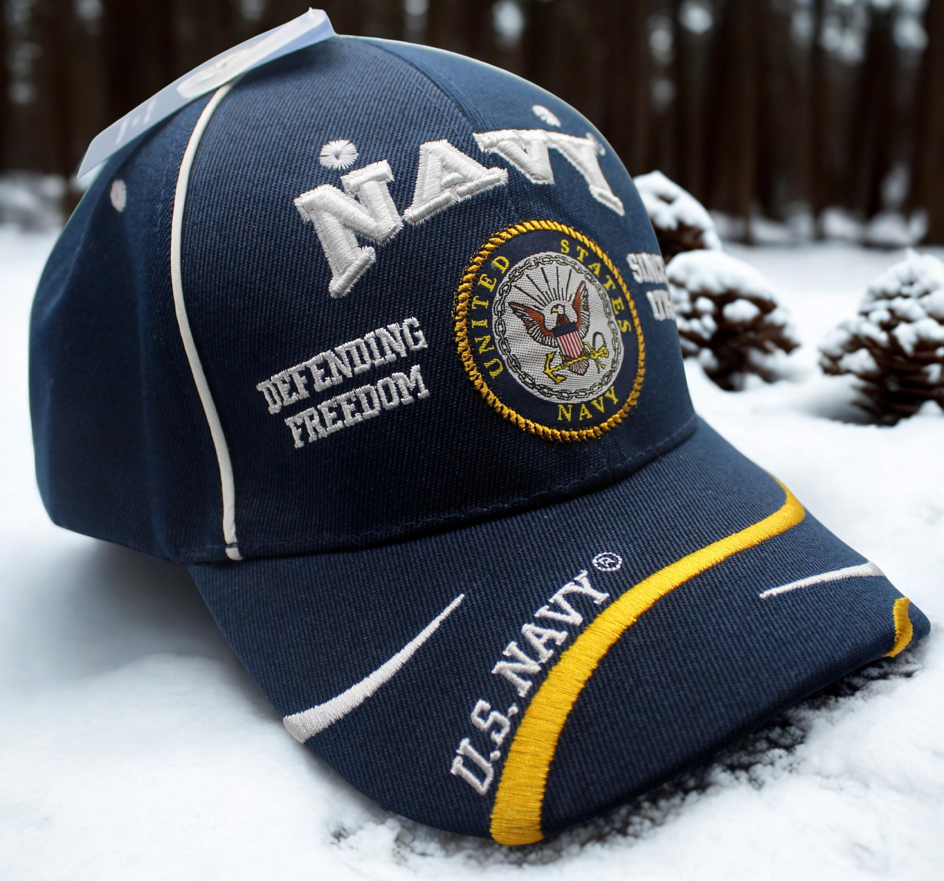 U.S Navy Defending Freedom Since 1775 Cap – Embroidered U.S Navy Hat ...