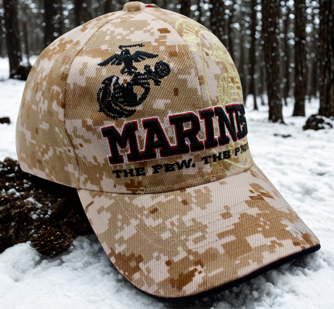 United States Marine Corps Hat – Adjustable Cap for USMC Veterans ...