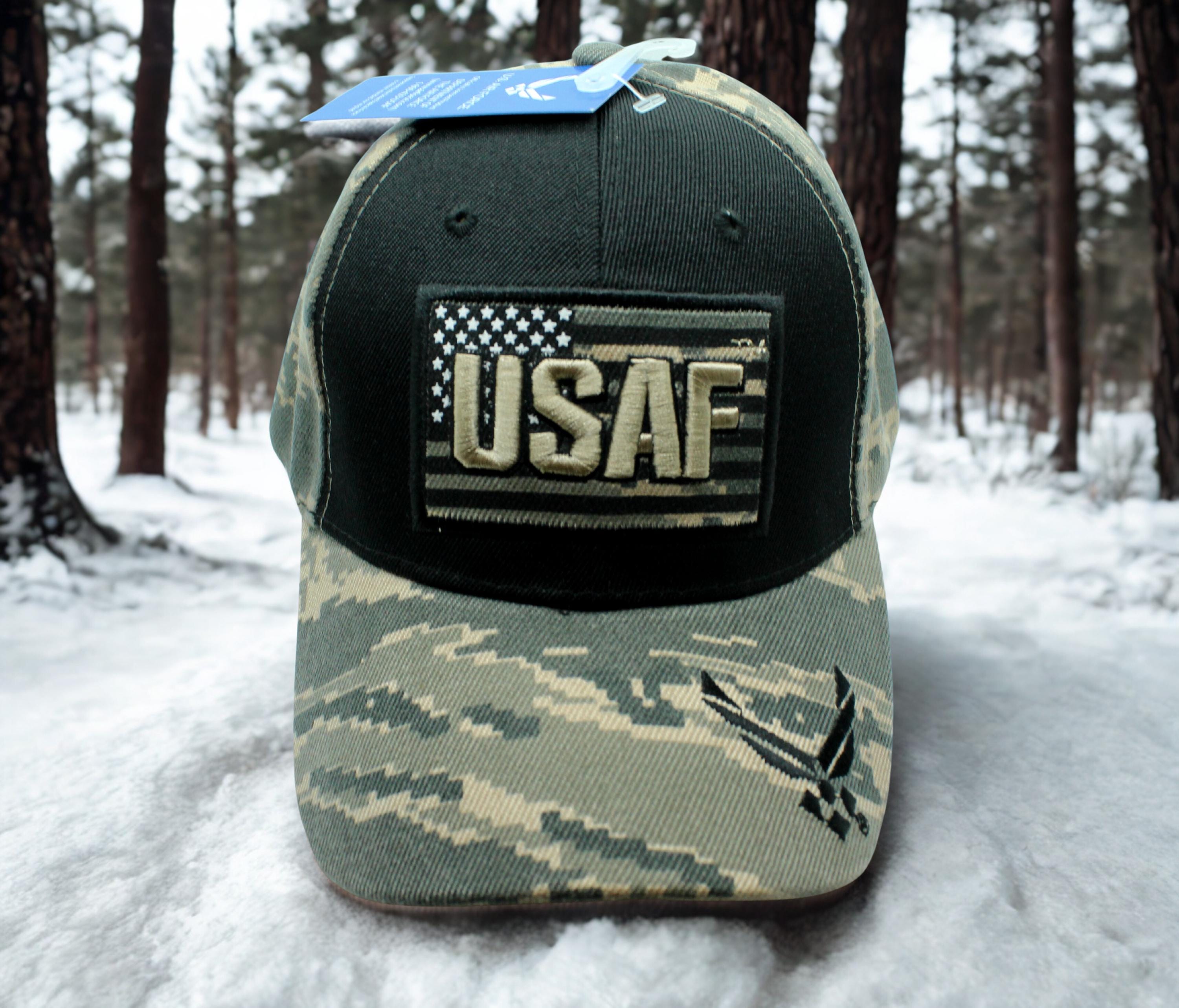 USAF Hat. U.S Air Force Hat – Embroidered U.S Air Force Camo Cap – USAF ...