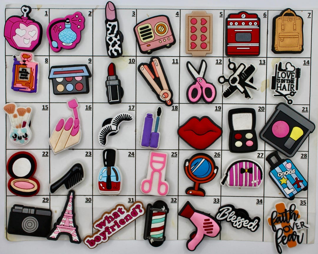 Girly Shoe Charm. Handbag Charm. Makeup Charm. Lipstick Charm. Cute ...