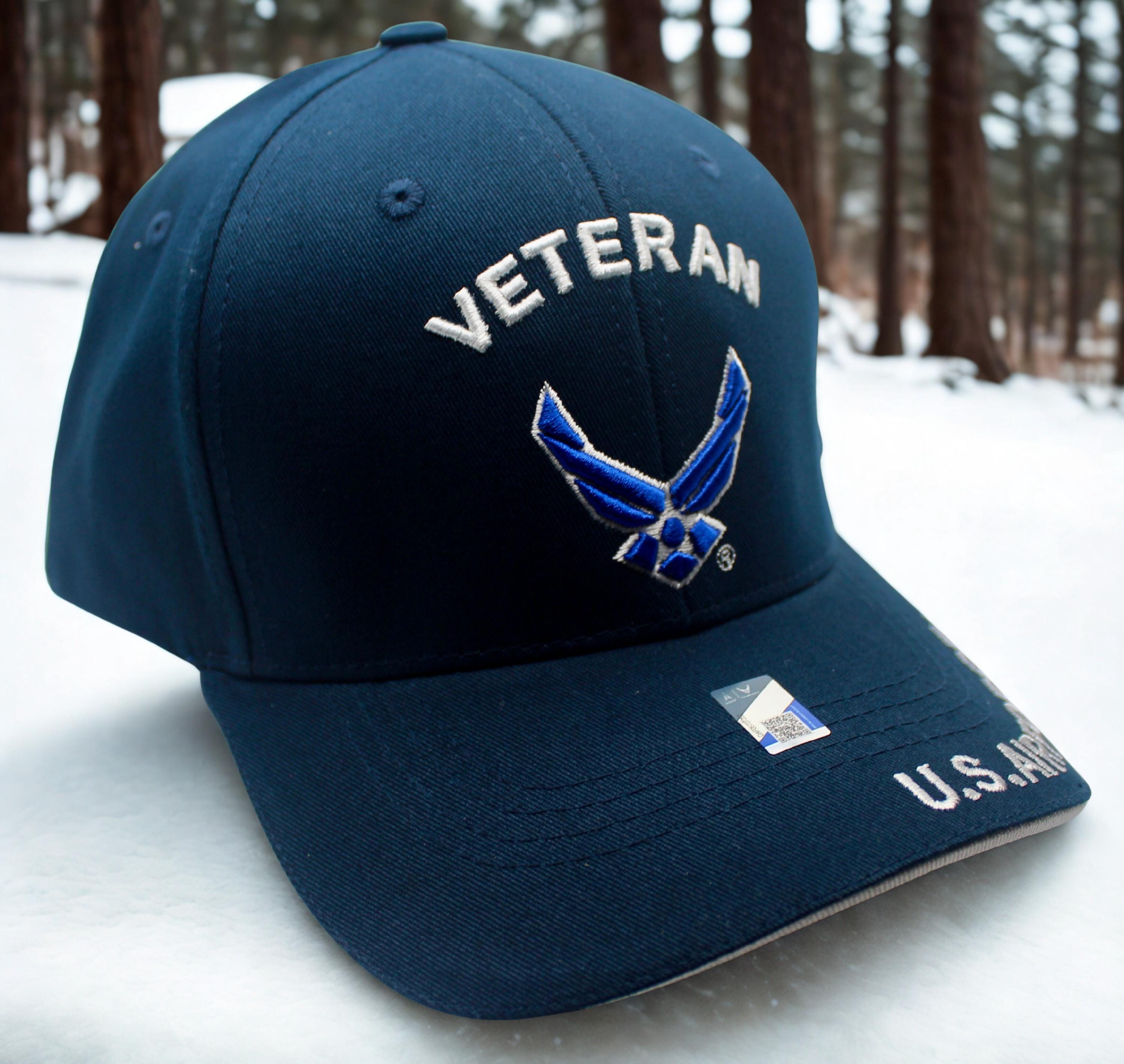 U.S Air Force Veteran Hat. Embroidered U.S Air Force Veteran Cap – USAF ...