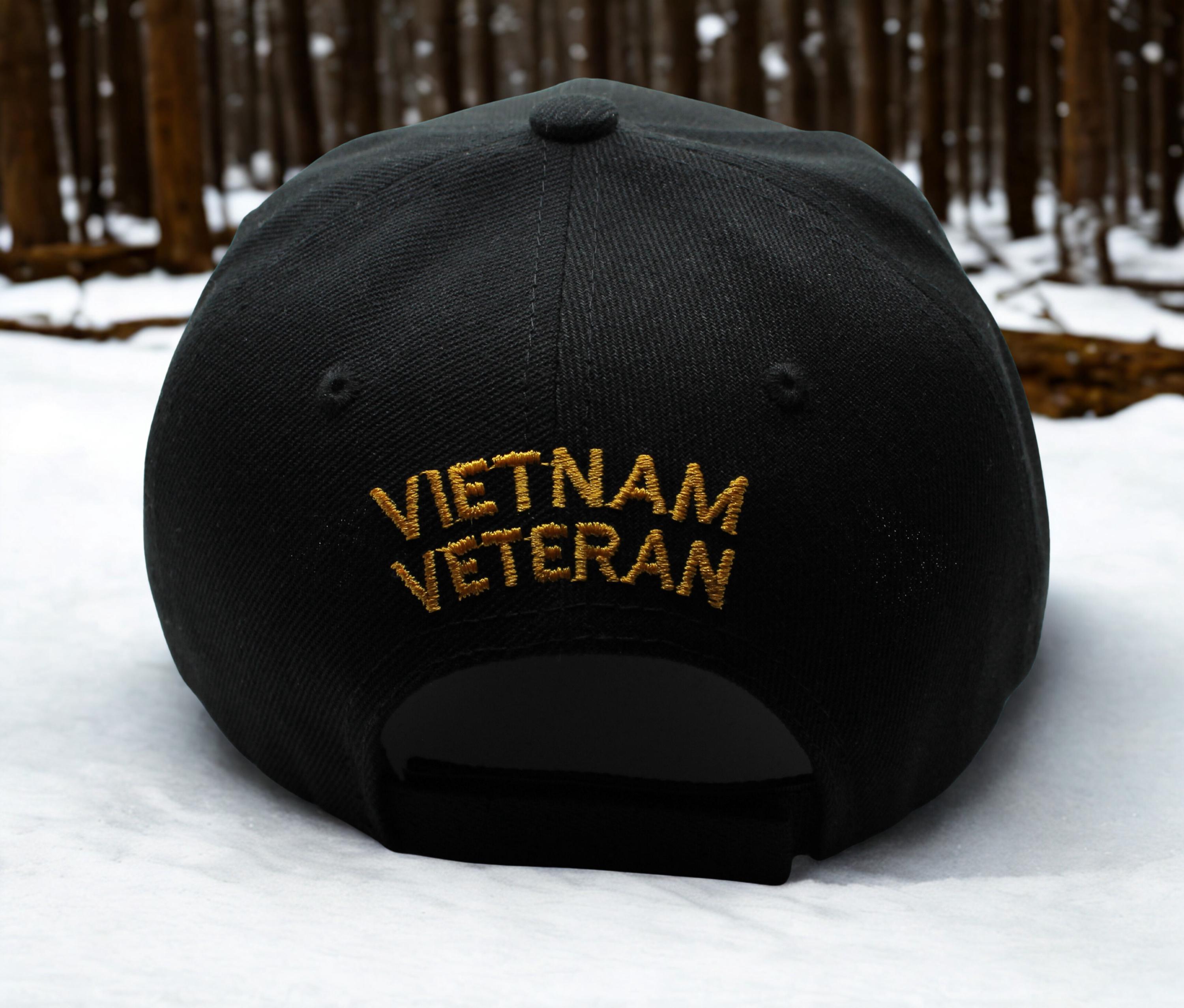 Vietnam War Veteran Hat. Embroidered Vietnam Veteran 1961-1975 Hat ...